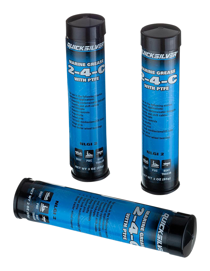 Quicksilver 2-4-C Marine Grease with PTFE 3-Pack | Bass Pro Shops